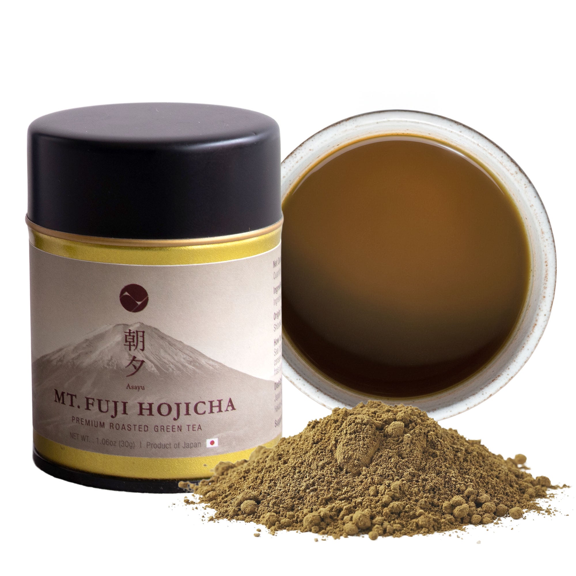 Mt Fuji Organic Hojicha Powder 30g Asayu Japan